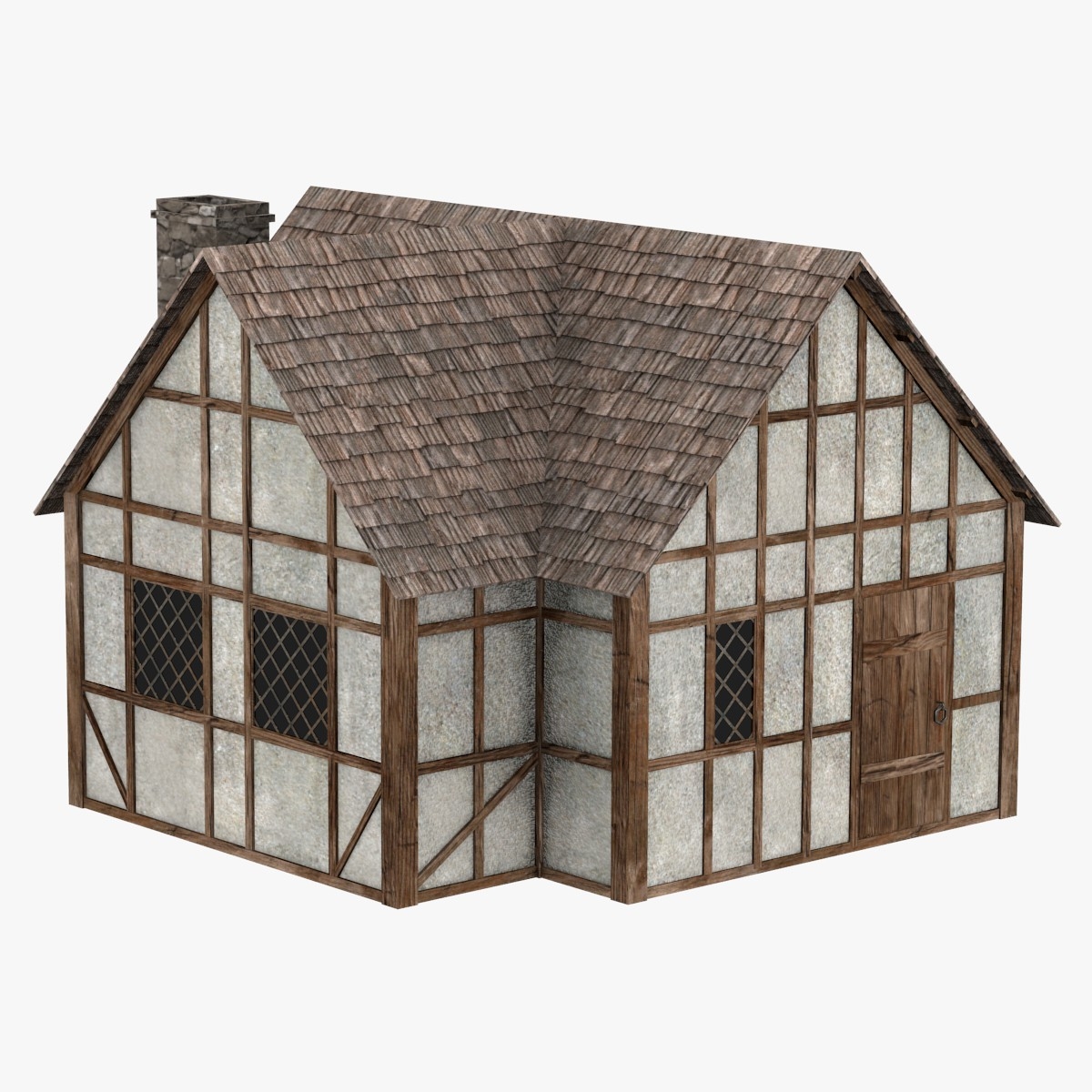 medieval building 3d 3ds