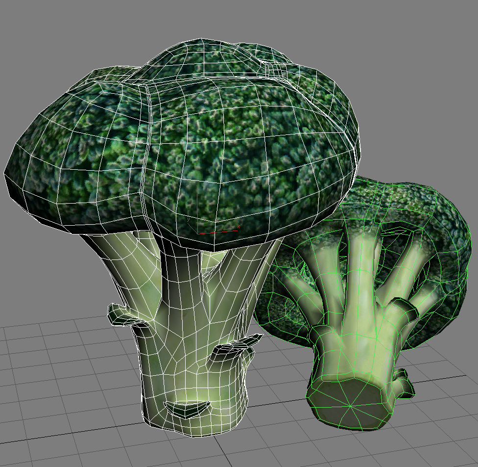 broccoli use 3d model