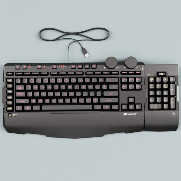 c4d keyboard microsoft sidewinder x6