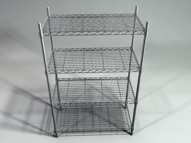 3d wire rack model