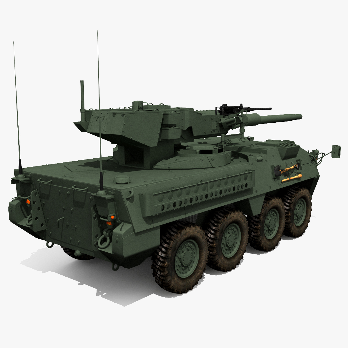 stryker m1128 mgs 3d model