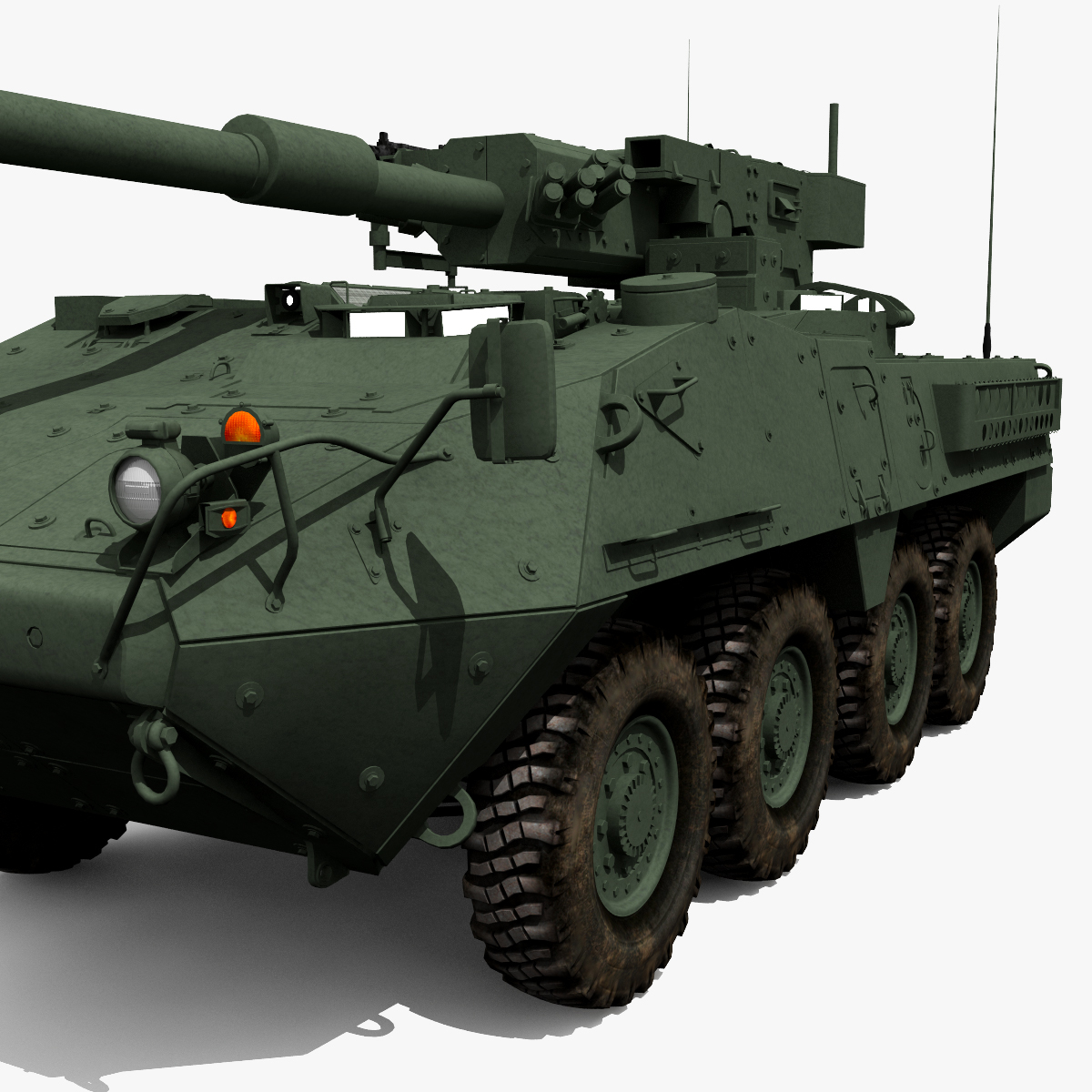 Stryker M1128 MGS Modelo 3D - TurboSquid 601604