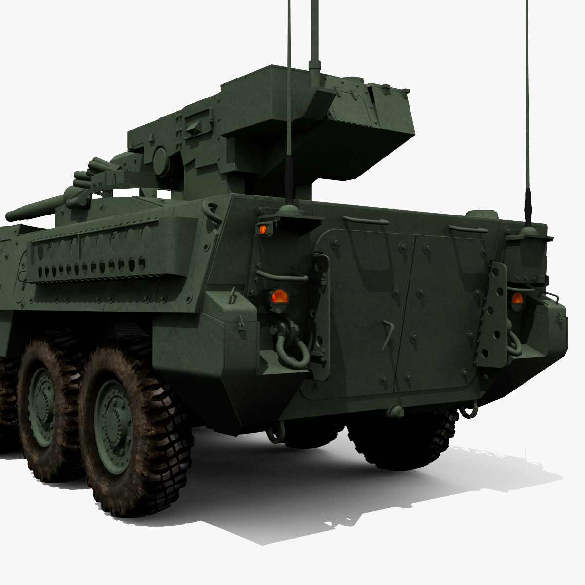 stryker m1128 mgs 3d model