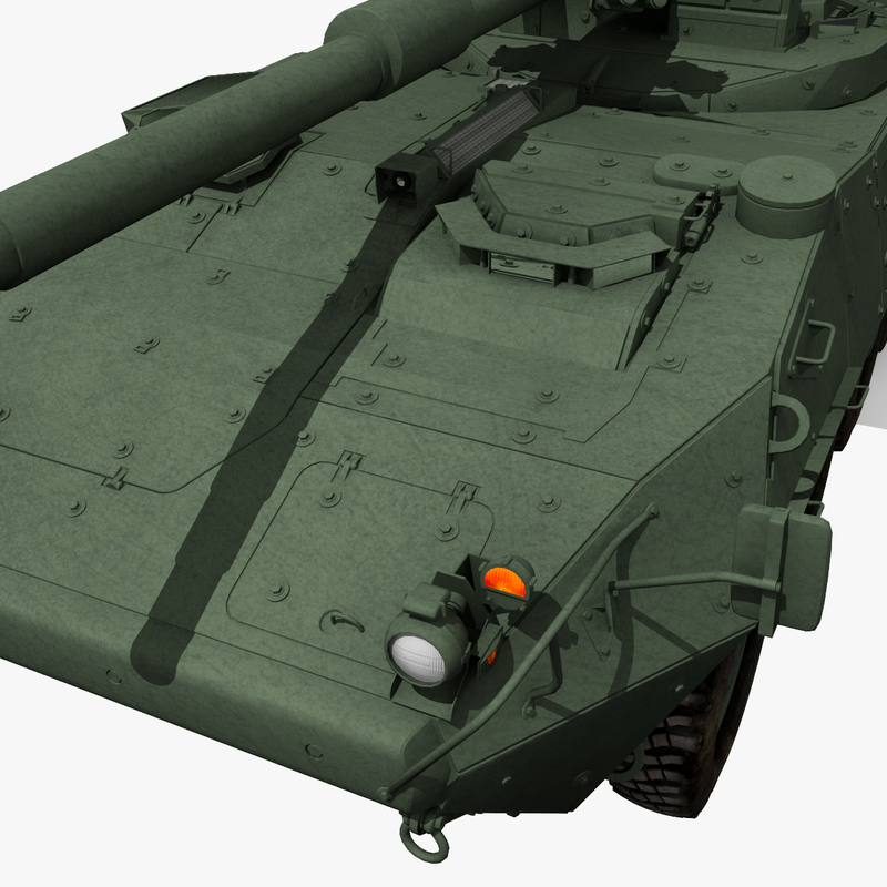 stryker m1128 mgs 3d model