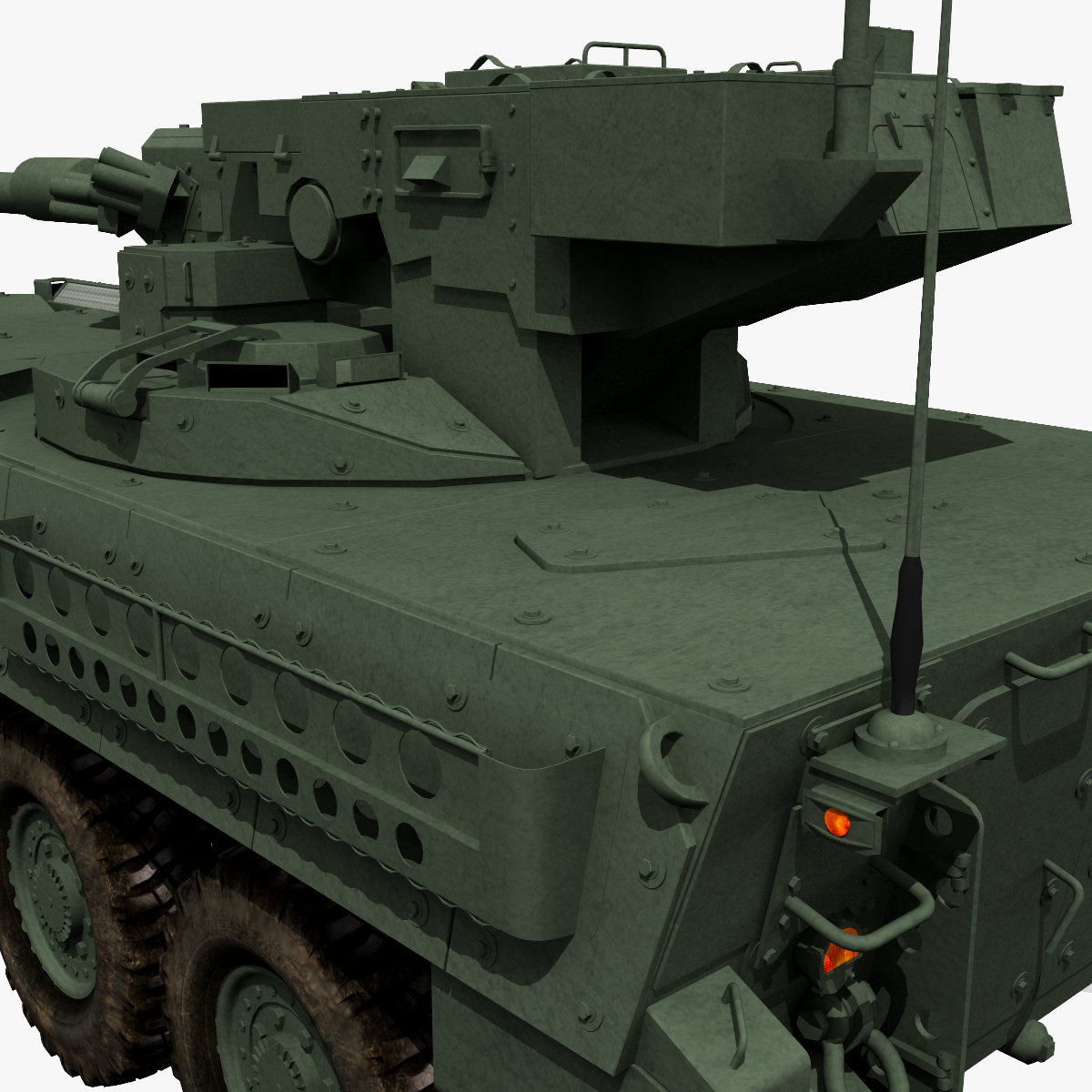 stryker m1128 mgs 3d model