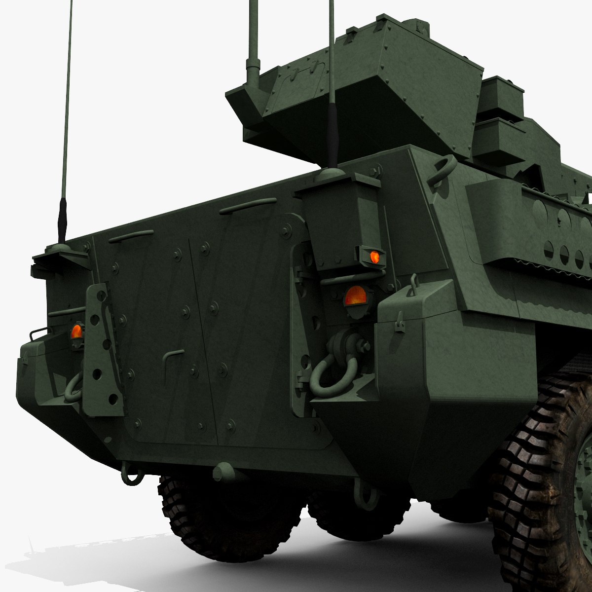stryker m1128 mgs 3d model