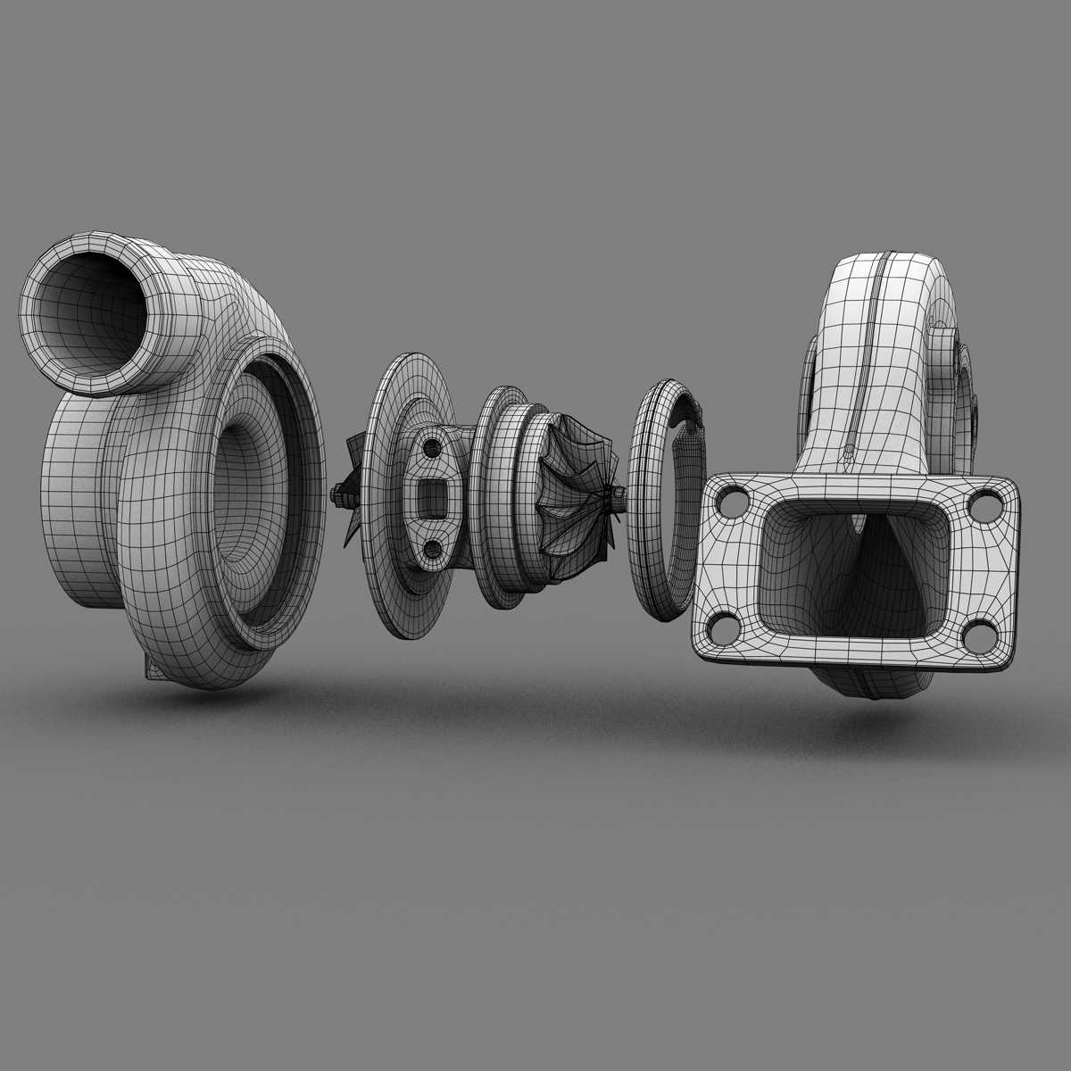 3d turbocharger turbos