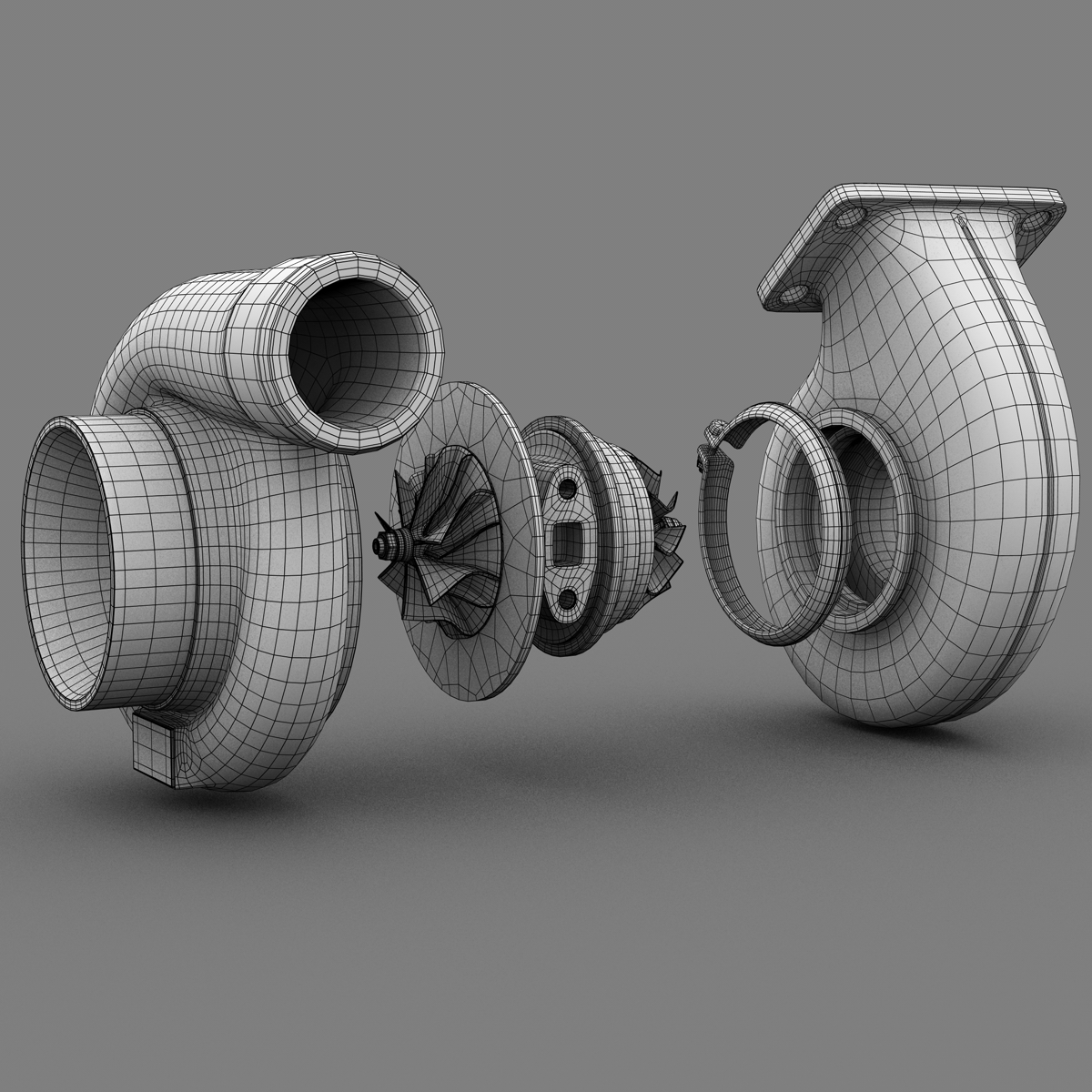 3d turbocharger turbos