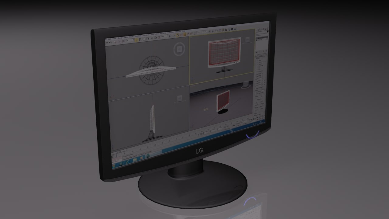 3d model screen