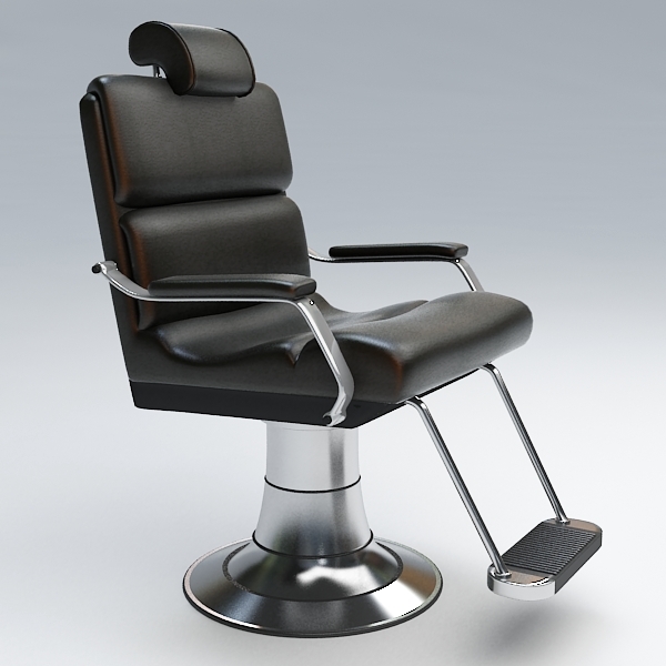 3ds barber chair