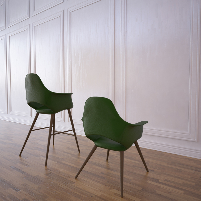 3d max organic chair