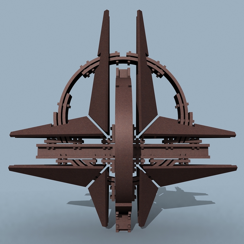 3d model nato monument