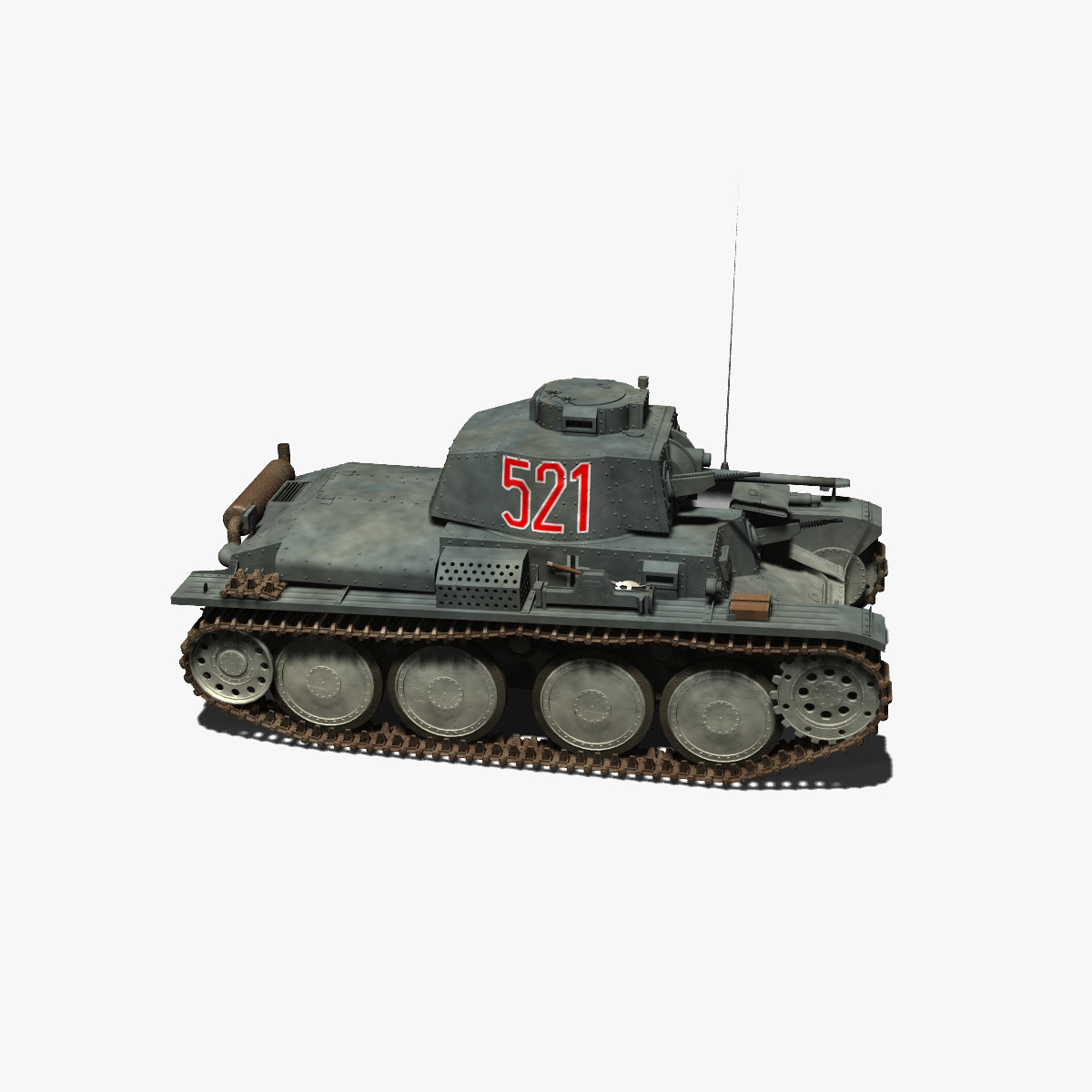 3d 38 t tank armor
