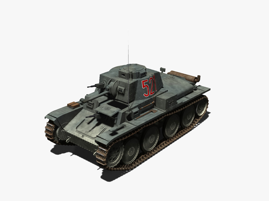 3d 38 t tank armor