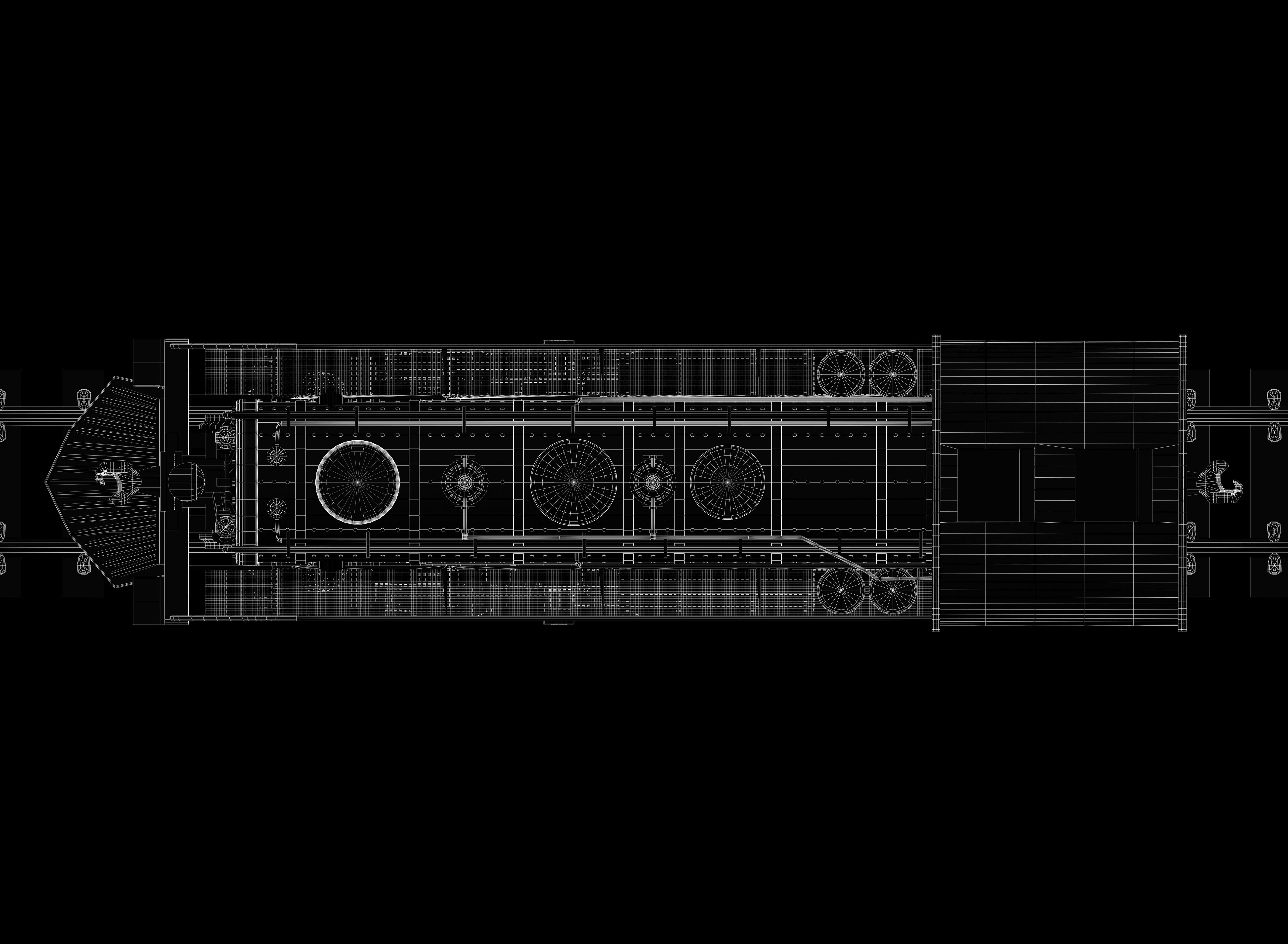 steam locomotive 3d obj