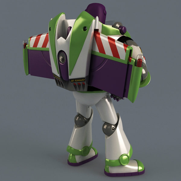 3ds max buzz lightyear rigged