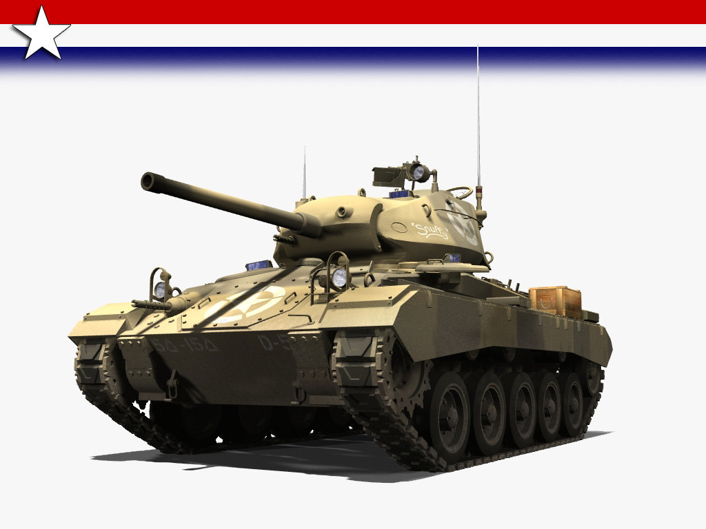 3d model tanks m24