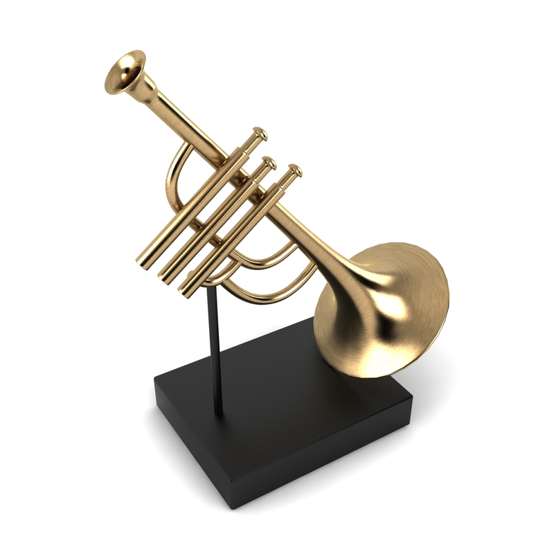 musical instrument decoration 3ds