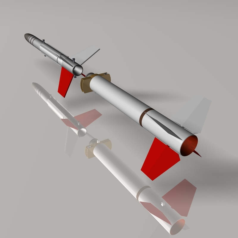 3dsmax nasa rocket terrier-lynx terrier
