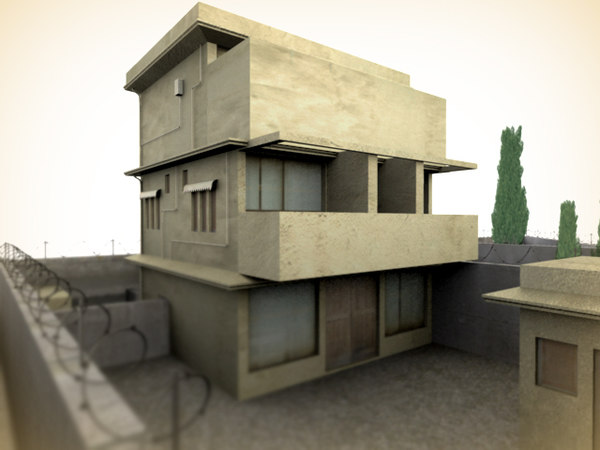 osama bin laden compound 3d model
