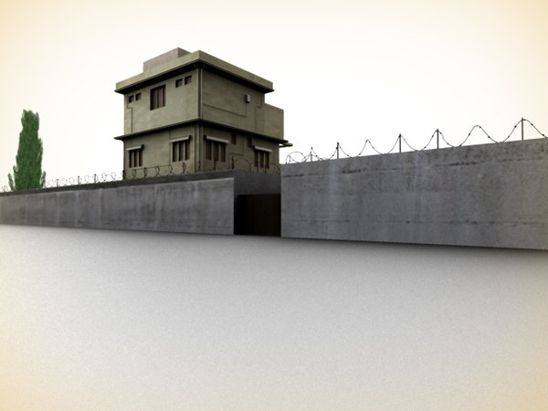 osama bin laden compound 3d model