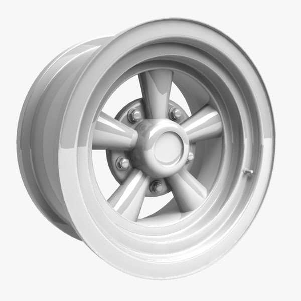 chrome mag wheels obj