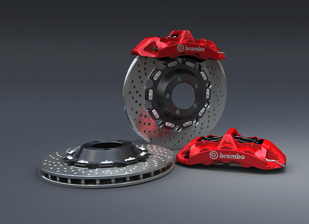 brembo racing 3d model