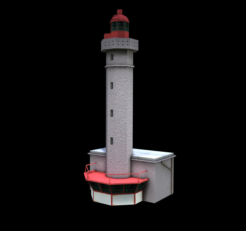 3d model lighthouse light