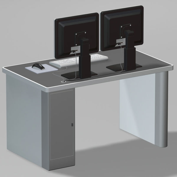 mri workstation computer pc 3d model