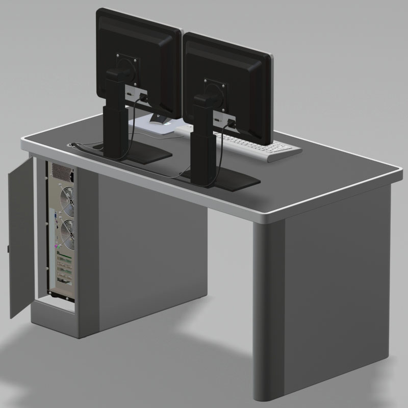 mri workstation computer pc 3d model