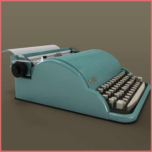 max vintage typewriter