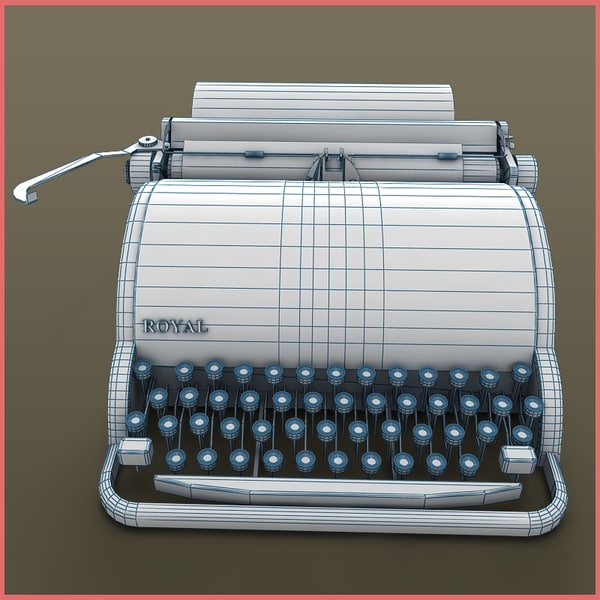 max vintage typewriter