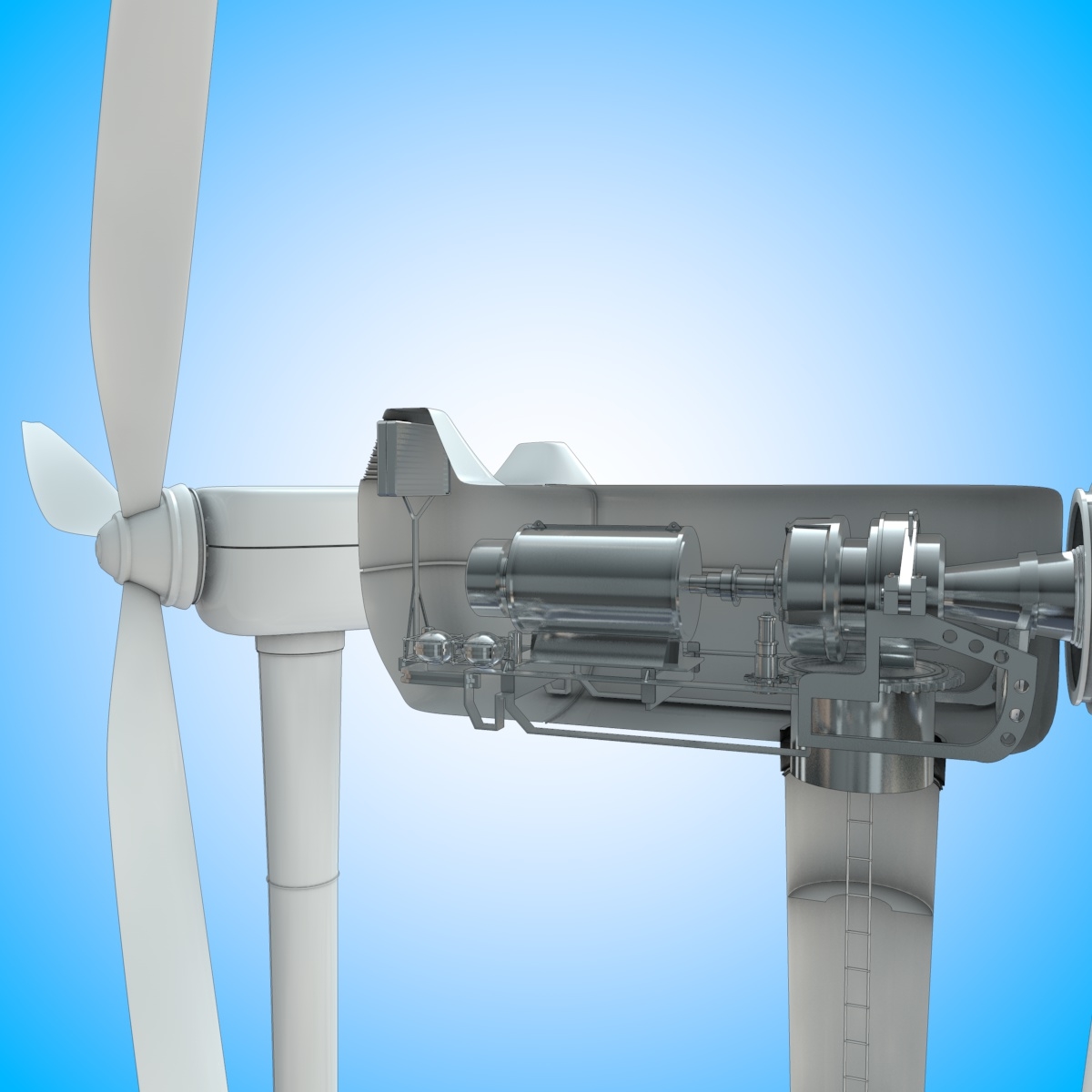 windmill turbine 3d model