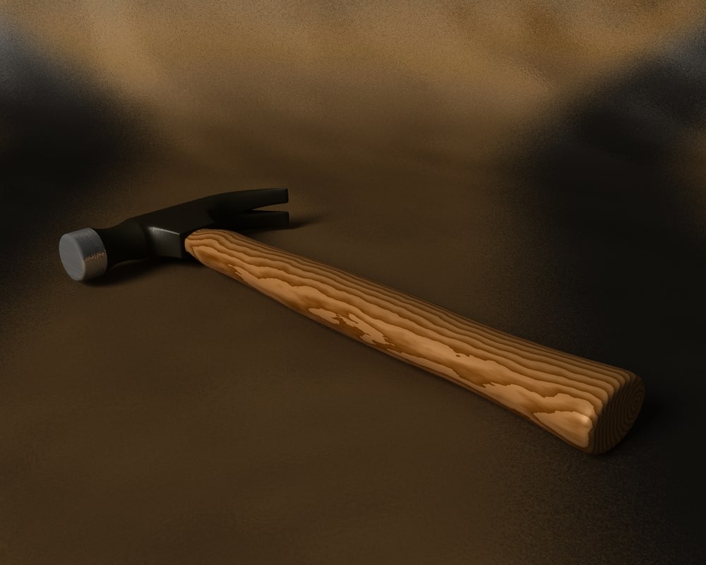free claw hammer 3d model
