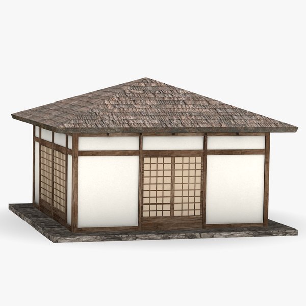 3d japanese houses model