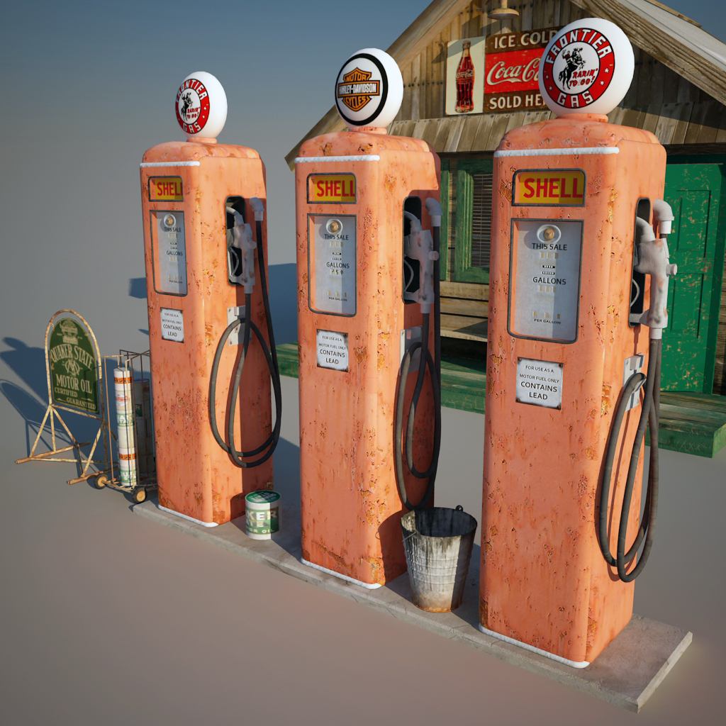 maya gas station old