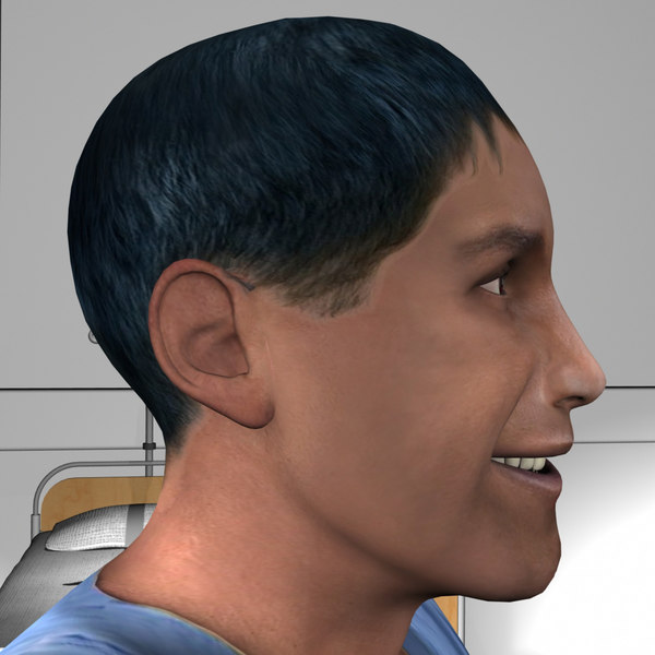 3d model male medical staff