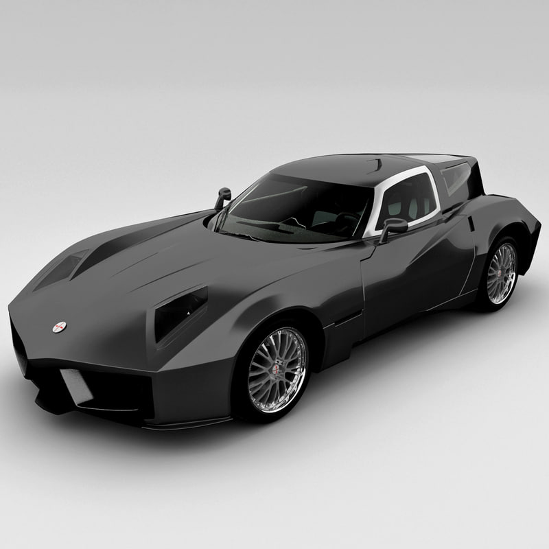3d supercar spada codatronca model