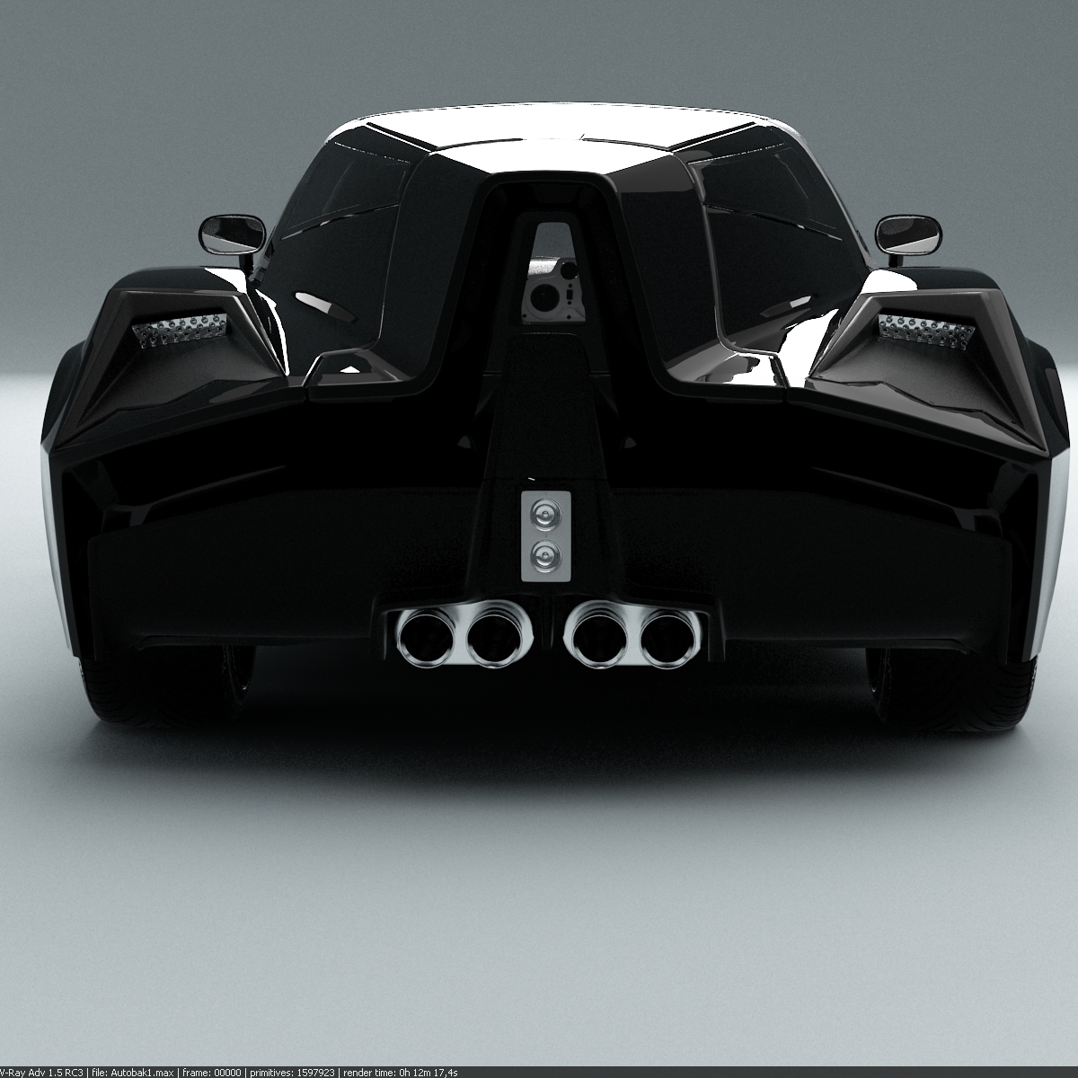 3d supercar spada codatronca model