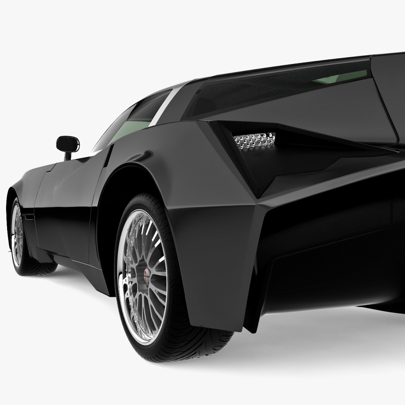 3d supercar spada codatronca model