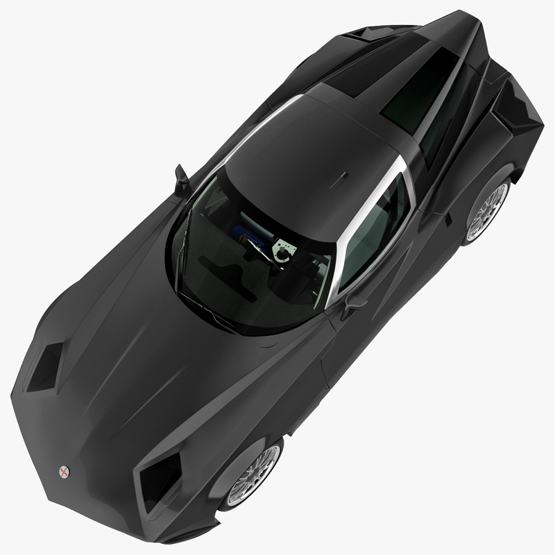 3d supercar spada codatronca model