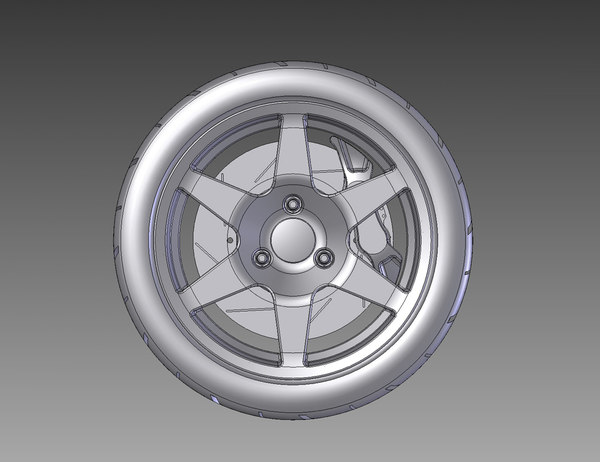 solidworks wheel-tire wheel tire ige