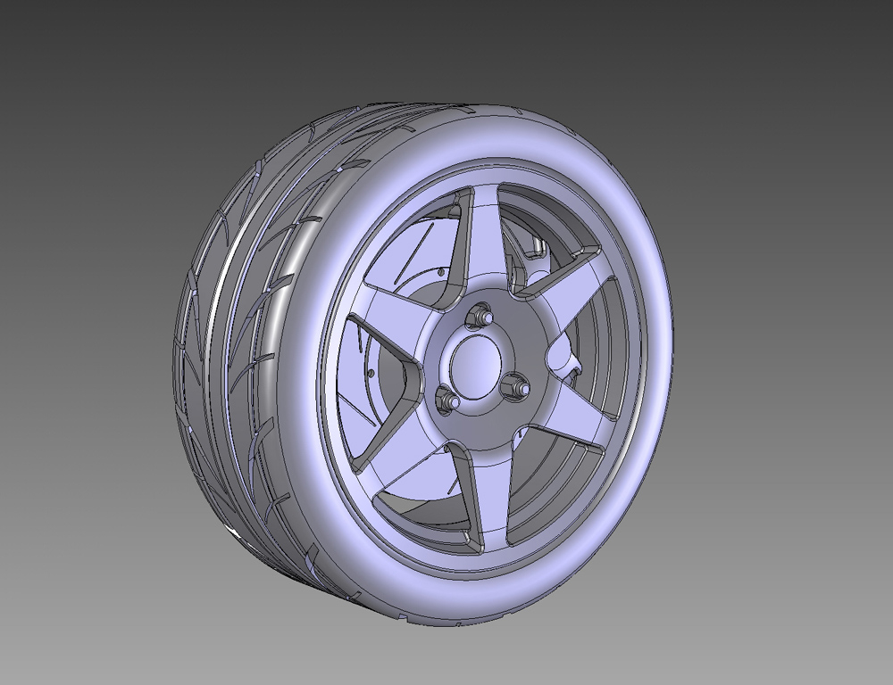 solidworks wheel-tire wheel tire ige