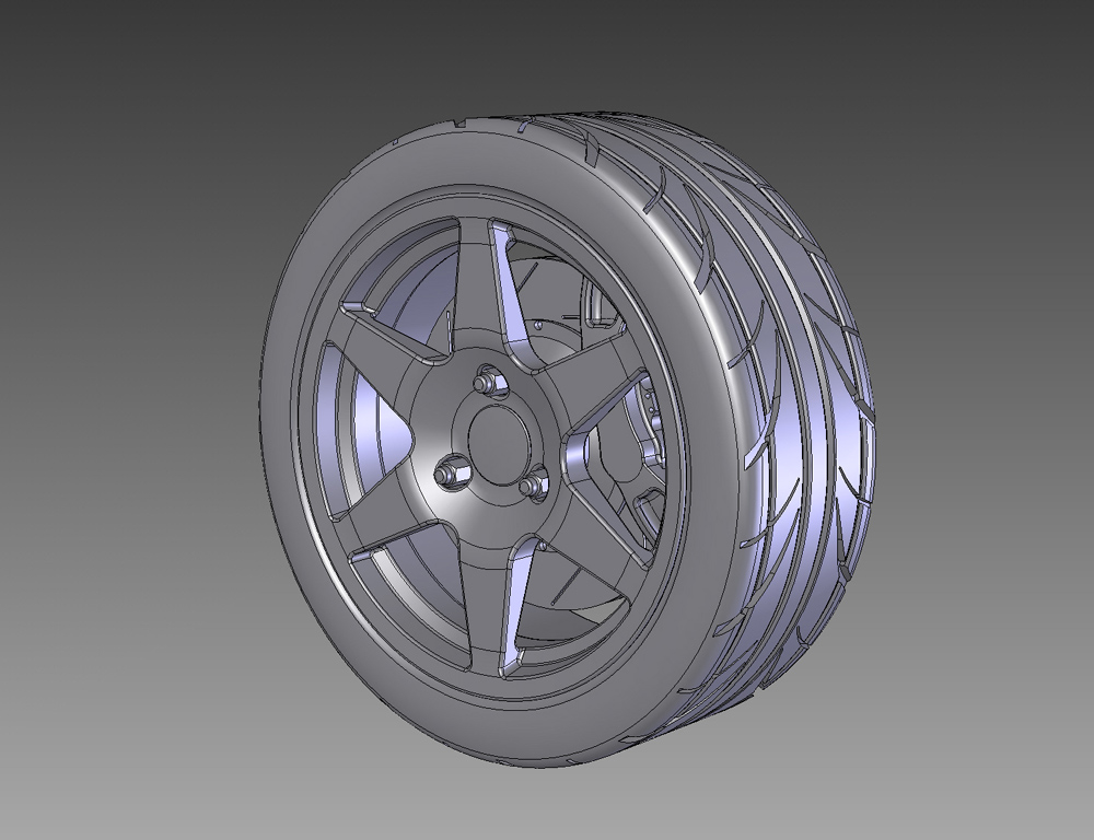solidworks wheel-tire wheel tire ige