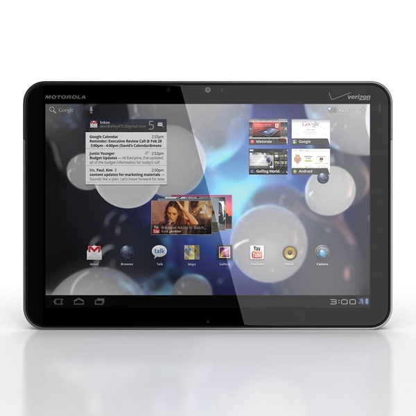 max motorola xoom tablet
