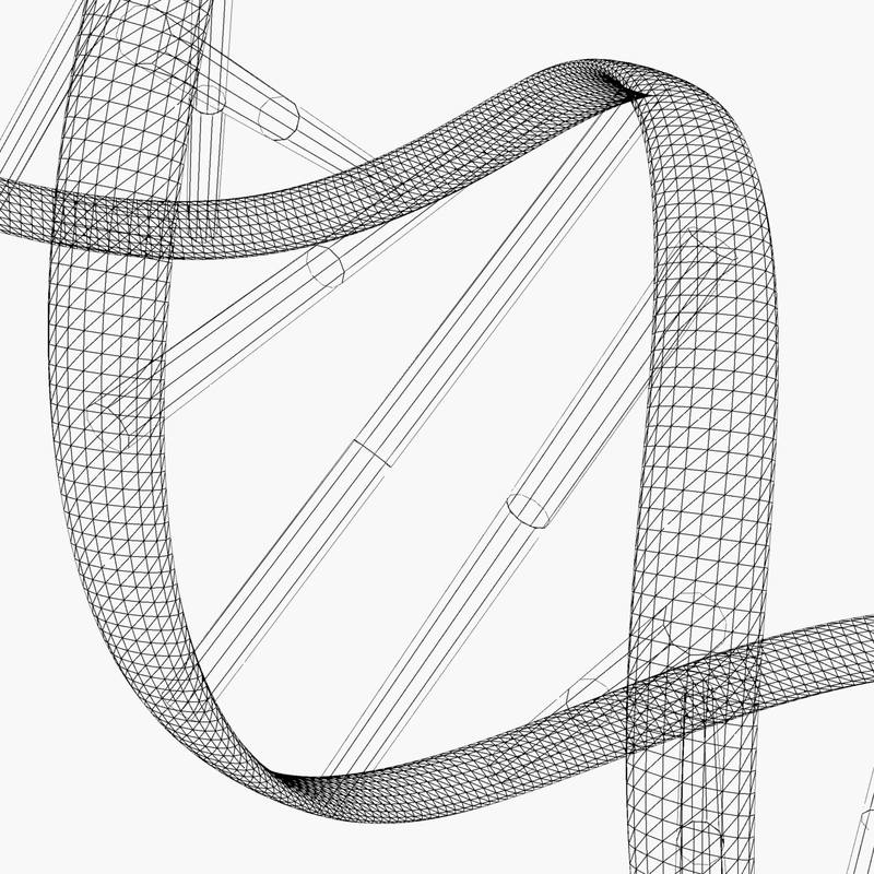 3ds max ribbon dna