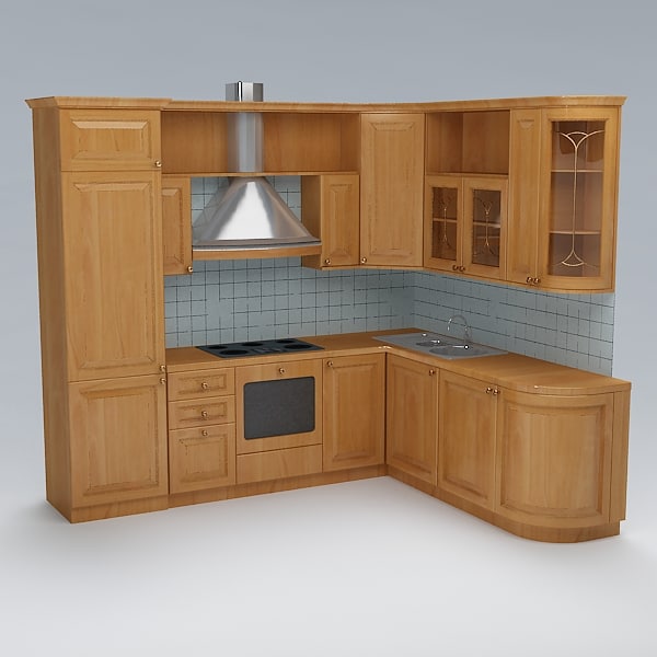 kitchen 3d dxf