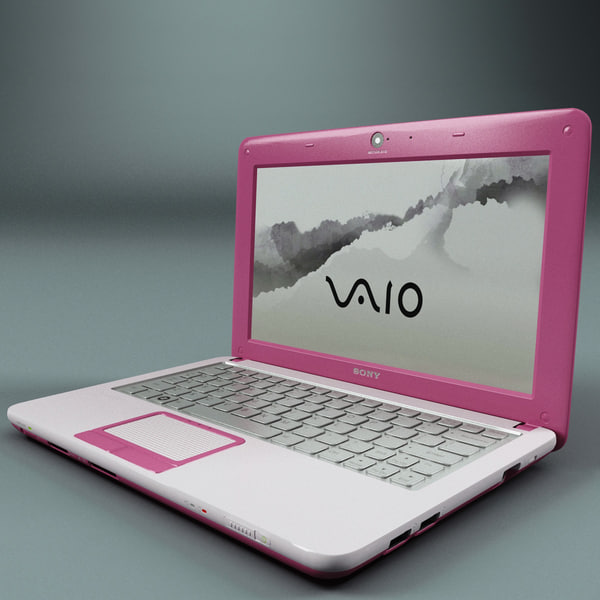 max laptop sony vaio pink