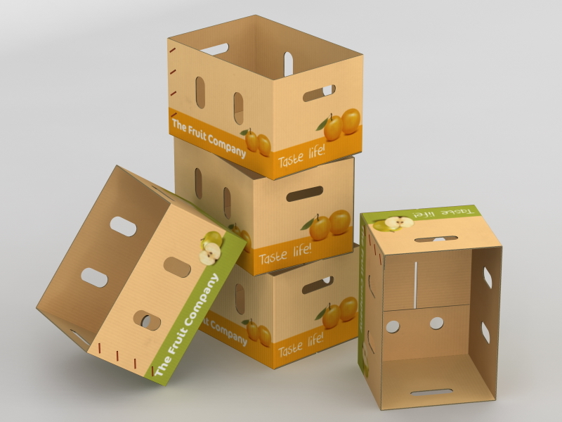 max corrugated fruits vegetables box