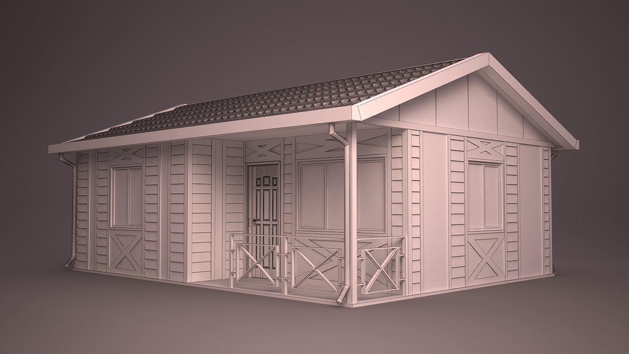 3d homes building model